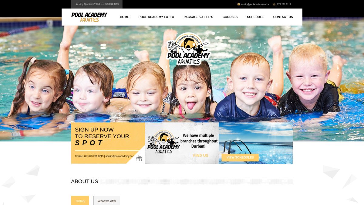 Pool Academy South Africa – SYNERGY6